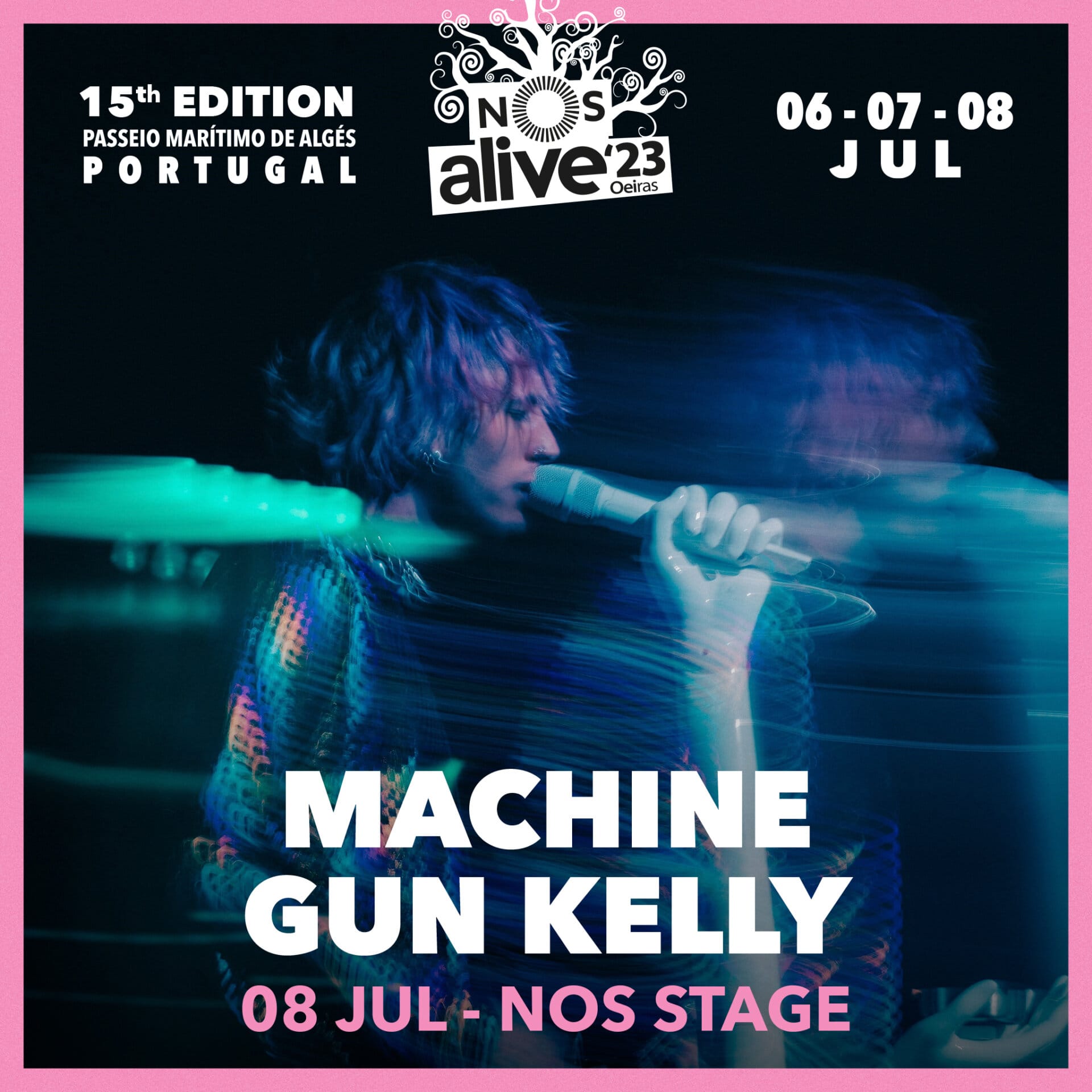 Machine Gun Kelly (MGK) at Nos Alive 2023 - CtrlAltMusic