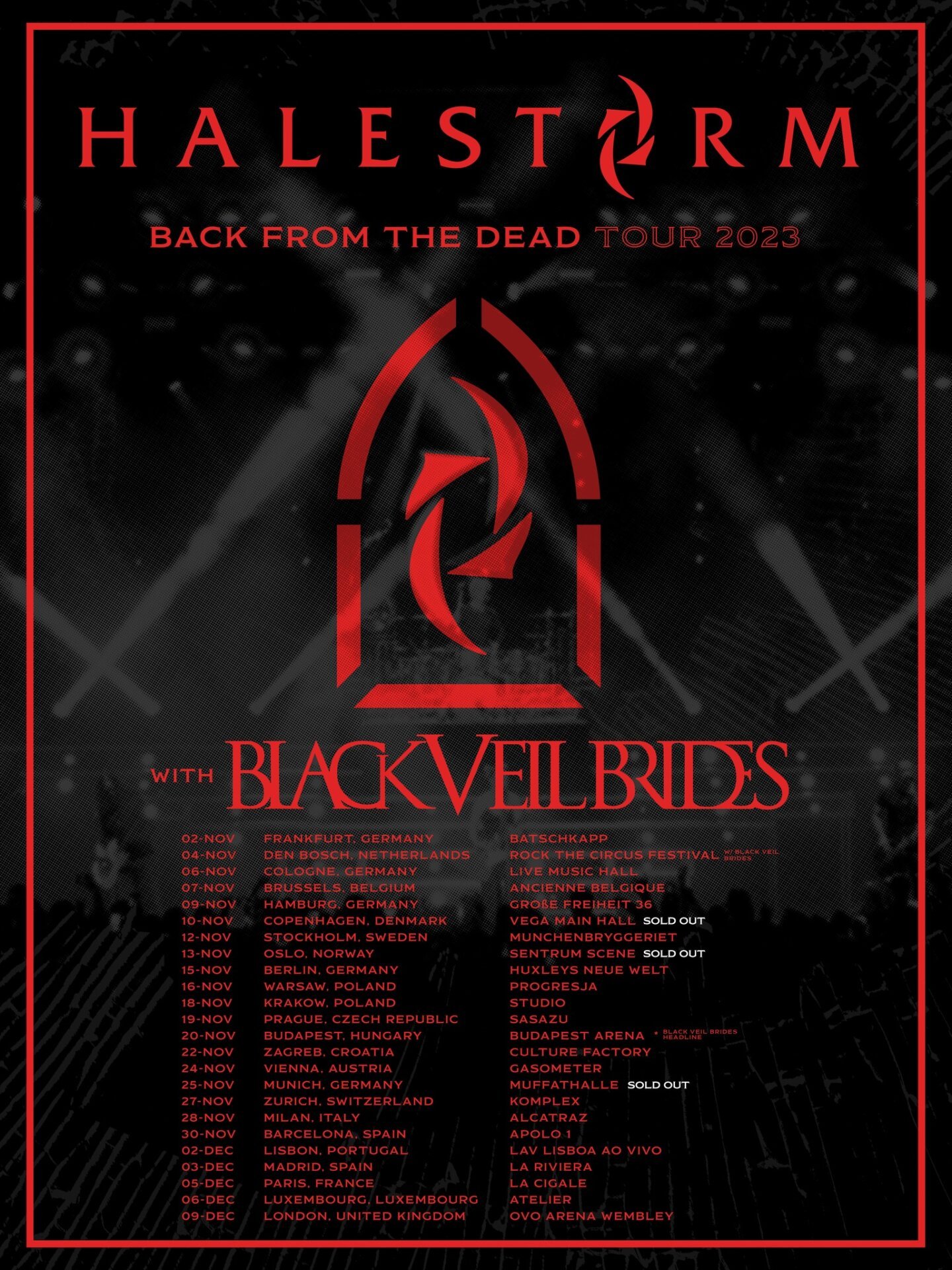 Live Report: Halestorm return to the Ancienne Belgique with their Back From The Dead-Tour ...